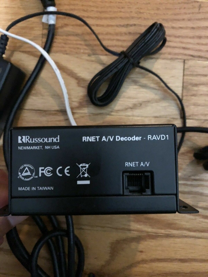 Russound RAVD1 RNET A/V Decoder (3 Units) w/Connecting Cable & Power ...