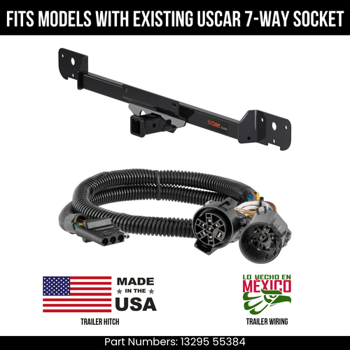 For 14-24 Ram ProMaster 2500 Trailer Hitch w/ 4Pin Wiring Fit w/ USCAR ...