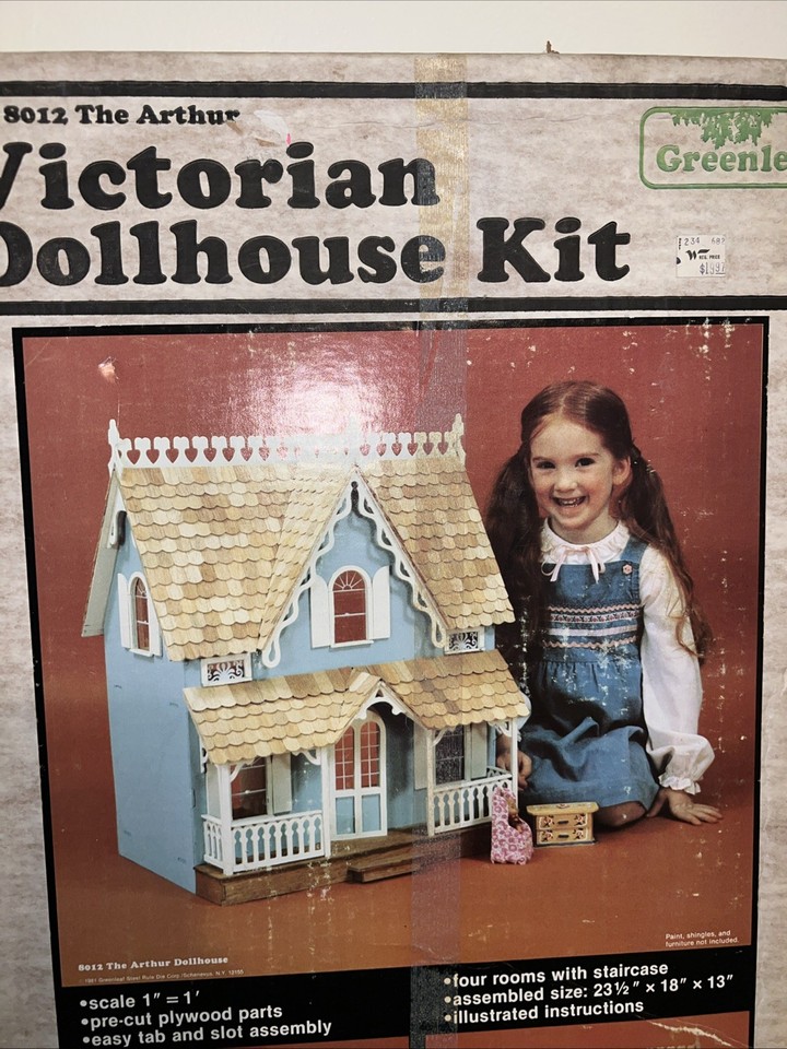 Greenleaf The Victorian Dollhouse Kit Miniature House 8012 The Arthur ...