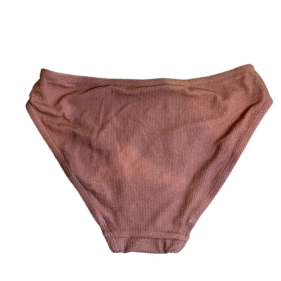 NWT Andie Swim The Bikini Bottom Shimmery Size XS Pool Beach Resort ...