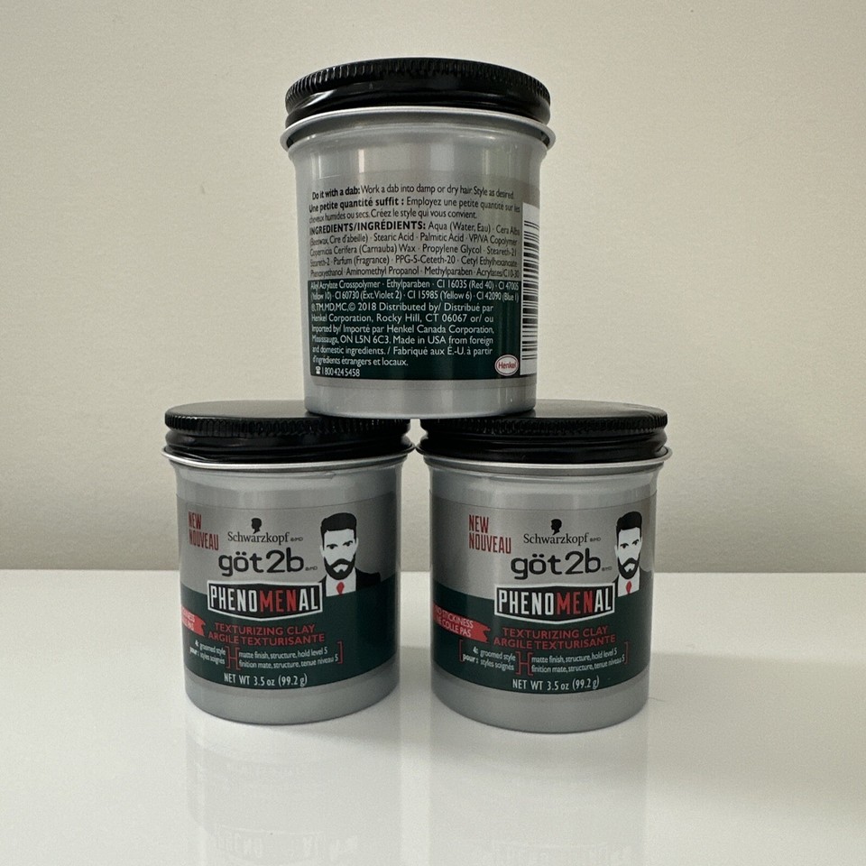 (3) Got2B Phenomenal Texturizing Clay 3.5 Ounce | eBay