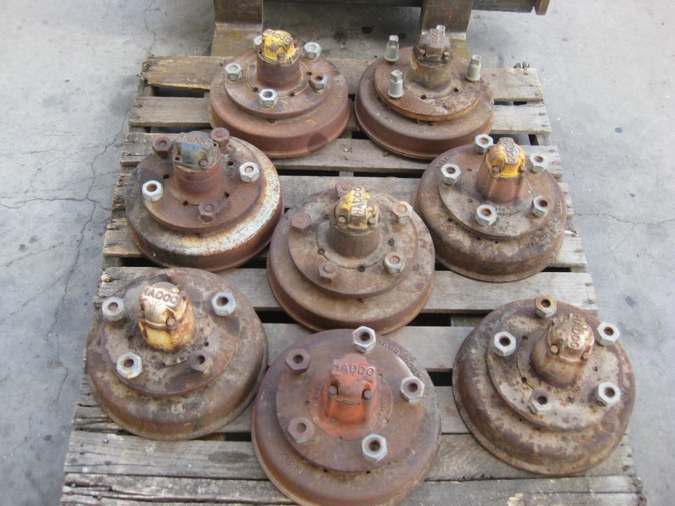 Hadco trailer axle hubs and drums 5 lug | eBay