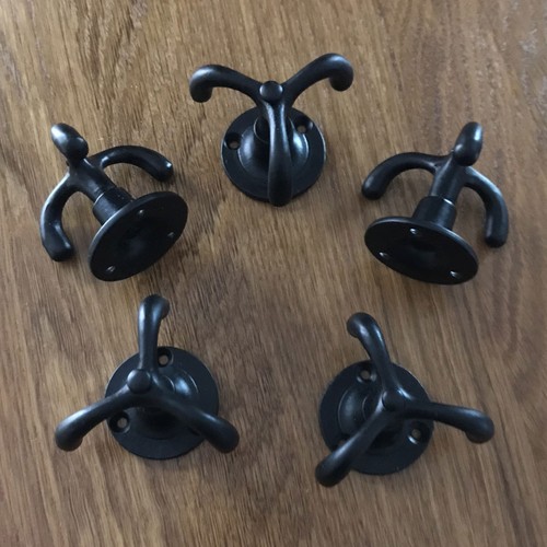 Cast Iron Swivel Triple Ceiling Hook Set | eBay