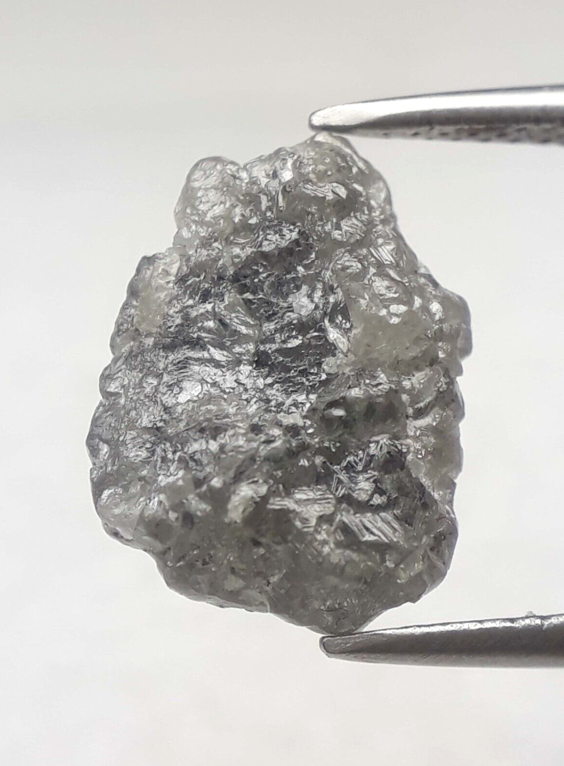 3.45 Ct,Natural Rough Diamond Grey Rough Diamond Uncut Raw Rough ...