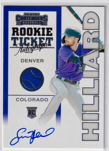 2020 Panini Contenders - Retro 1998 Rookie Ticket #98RT-SH Sam Hilliard ...