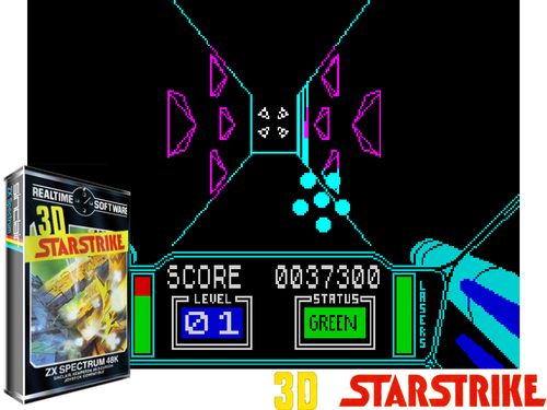 Sinclair Zx Spectrum 48K Jeu - 3D Starstrike - en Temps Réel - Testé ...