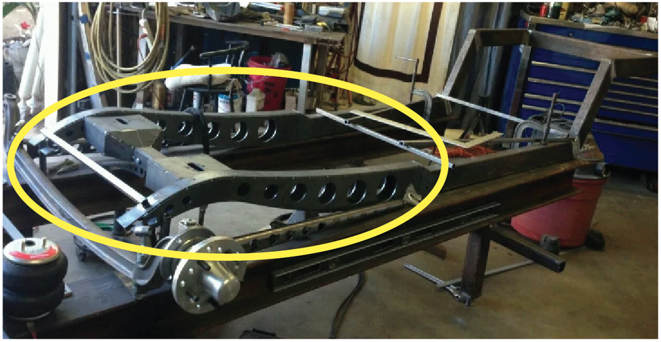 1928-1931 Ford Model A MODEL A Sweep Style Front Frame Rail Kit | Rat ...