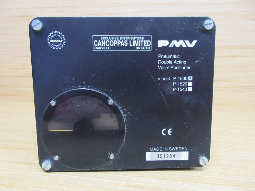 PMV P-1500 Pneumatic Valve Positioner P1500 | eBay