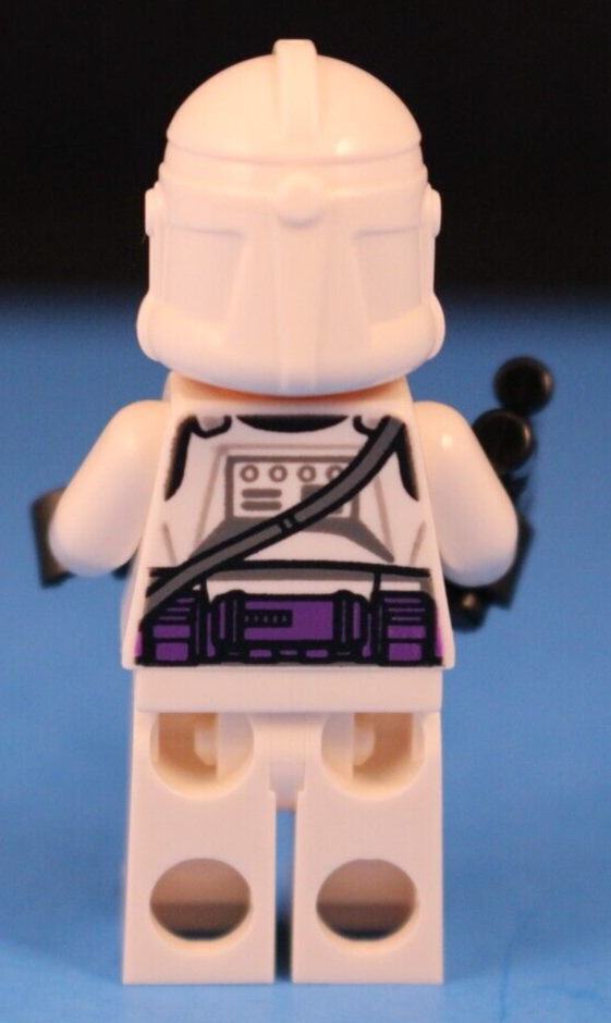 LEGO® STAR WARS 75342 Purple Clone Trooper 187th Legion Minifigure 100% ...