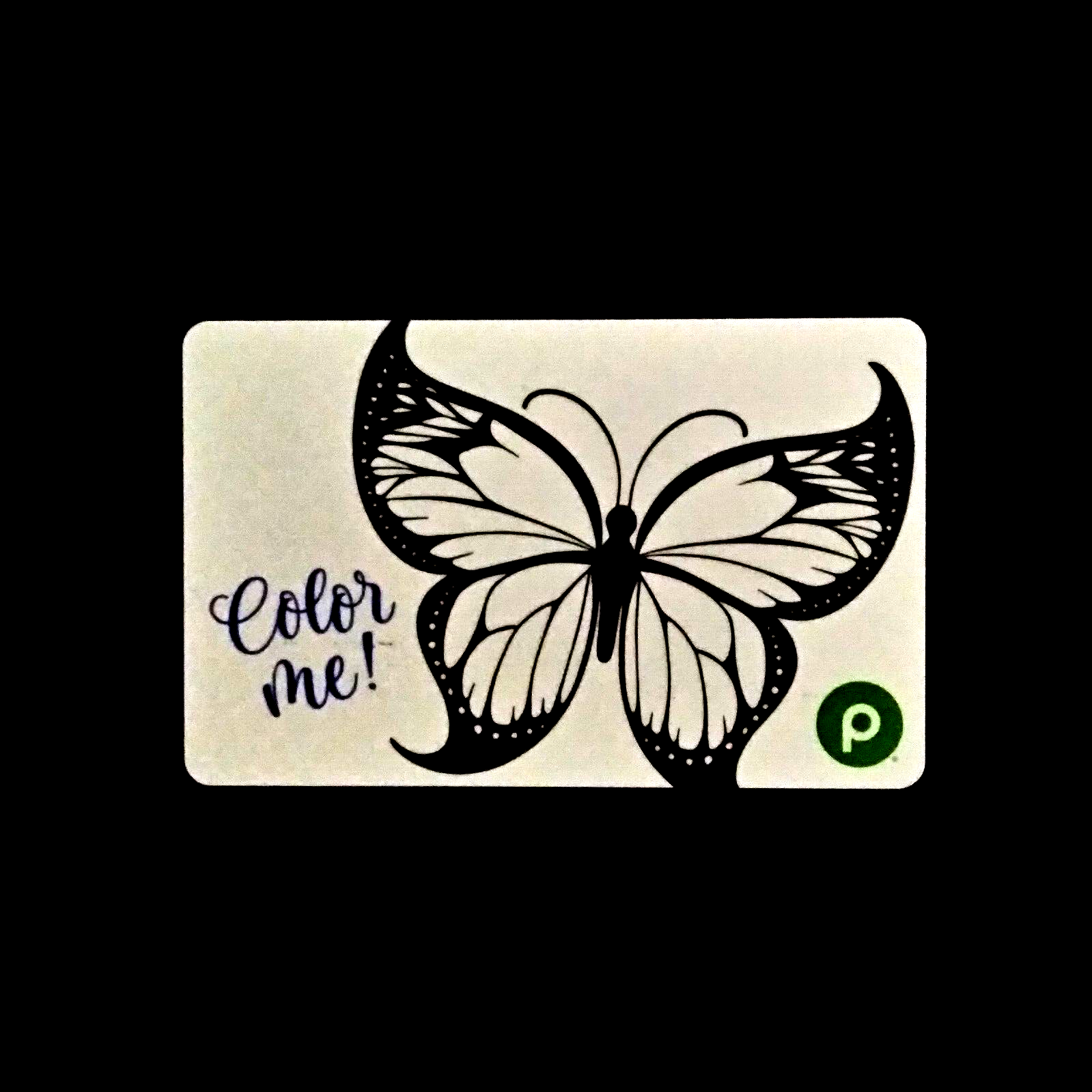 Publix Color me! butterfly 2008 NEW COLLECTIBLE GIFT CARD $0 #6006 | eBay