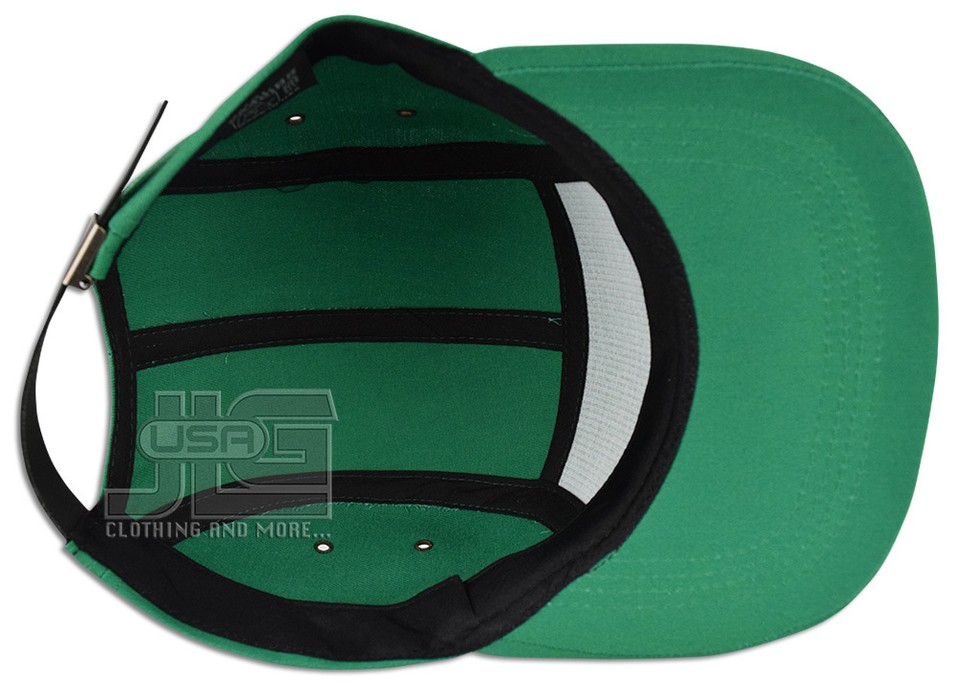 5 Panel Solid Camo Strap-back Adjustable Leather Strap Cap Hat JLGUSA ...