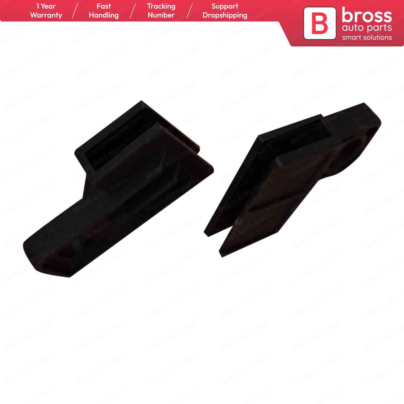 BWR5050 2 Pieces Window Regulator Glass Channel Slider Sash Connector ...