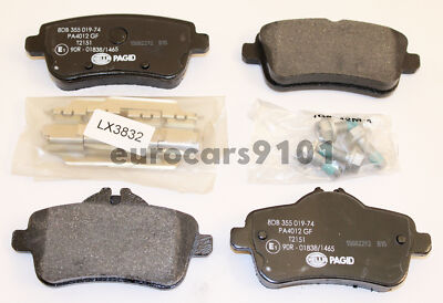 Mercedes-Benz ML350 Hella-PAGID Rear Disc Brake Pad Set 355019741 ...