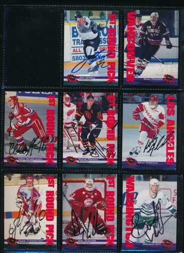 Lot (8) 1994 Classic #5 93 71 15 21 90 22 2 Primeau Signed Autograph ...