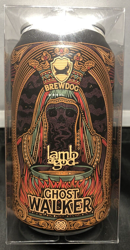 Lamb Of God - Ghost Walker Empty Collector Beer Can American Metal Band ...