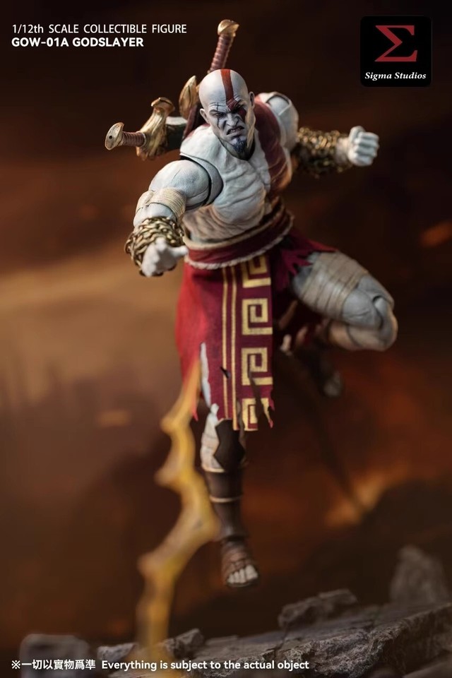 In Stock SIGMA STUDIOS GOW-01A The God Kratos Ghost of War 1/12 Action ...