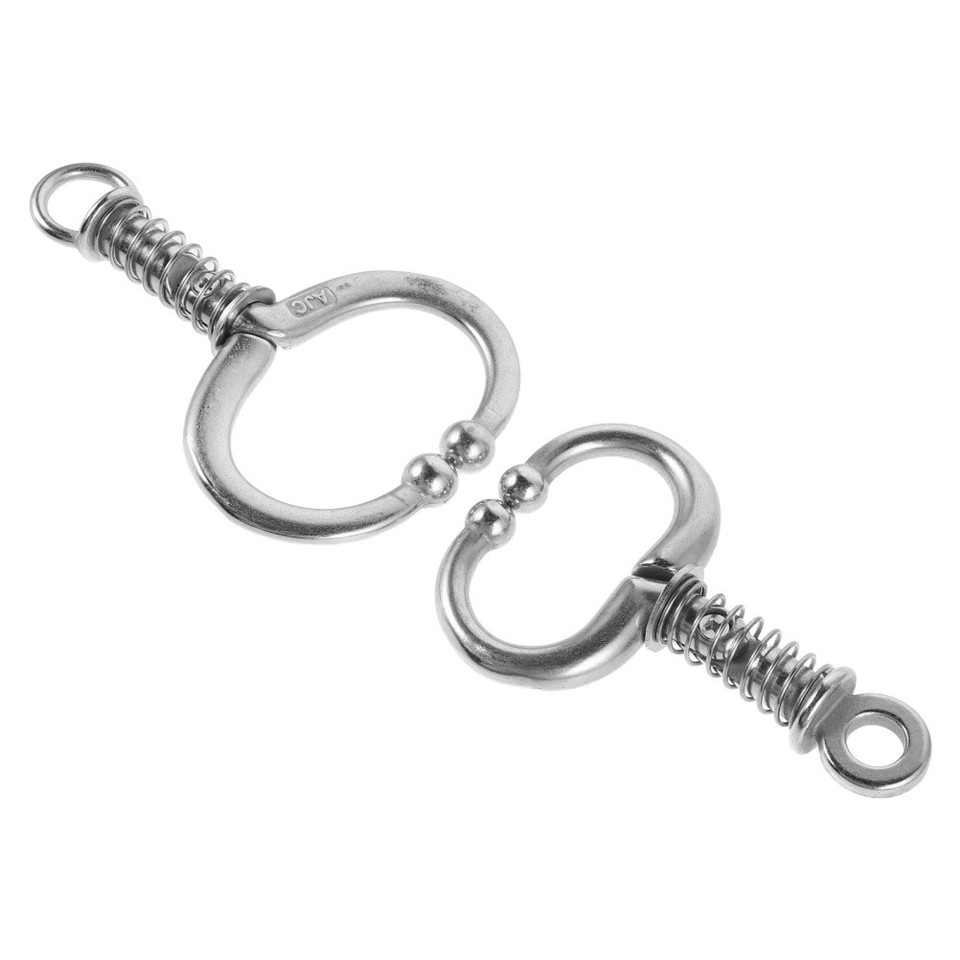 2pcs Cattle Nose Ring: Calf Nose Circle - Stainless Steel Clip On Cow ...