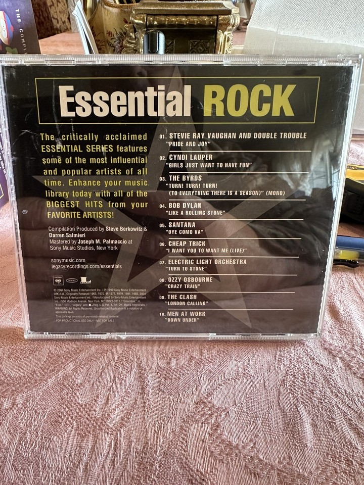 Essential Rock Music CD Sony Music 2004 New, Sealed! Santana, Ozzy, The ...