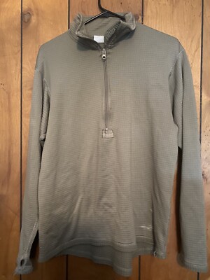 US Military Shirt 1/2 Zip Waffle Thermal Midweight Gen III Cold Weather ...