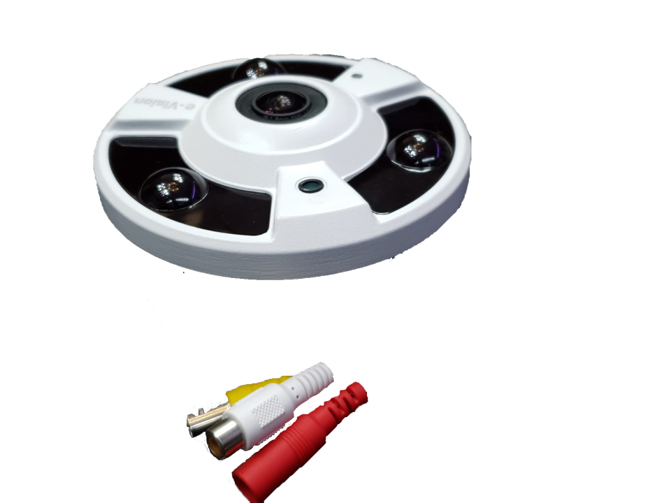Camera 360 Degree Panoramic Fisheye Camera 3D Wired Security Camera ...