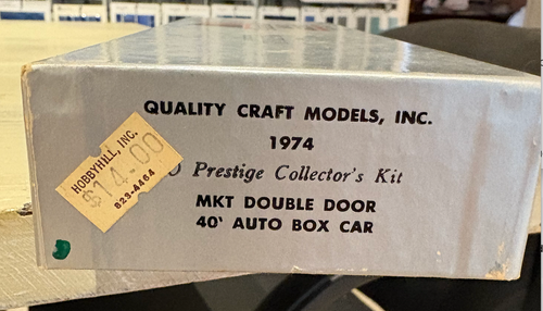 Quality Craft Models 1974 O MKT Double Door Box Car | eBay