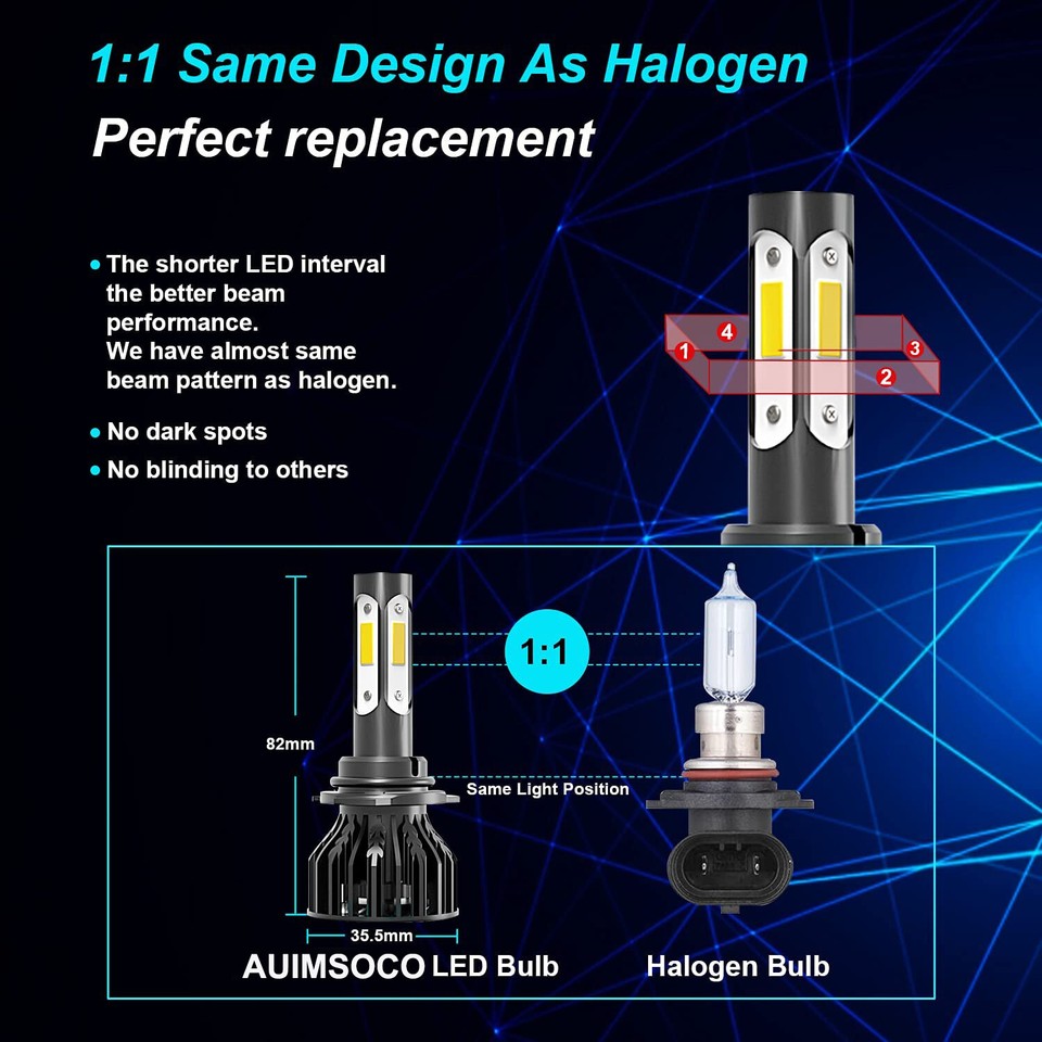 For Chevy Spark LS Hatchback 4-Door 2017-2020 LED Headlight Fog Lights ...