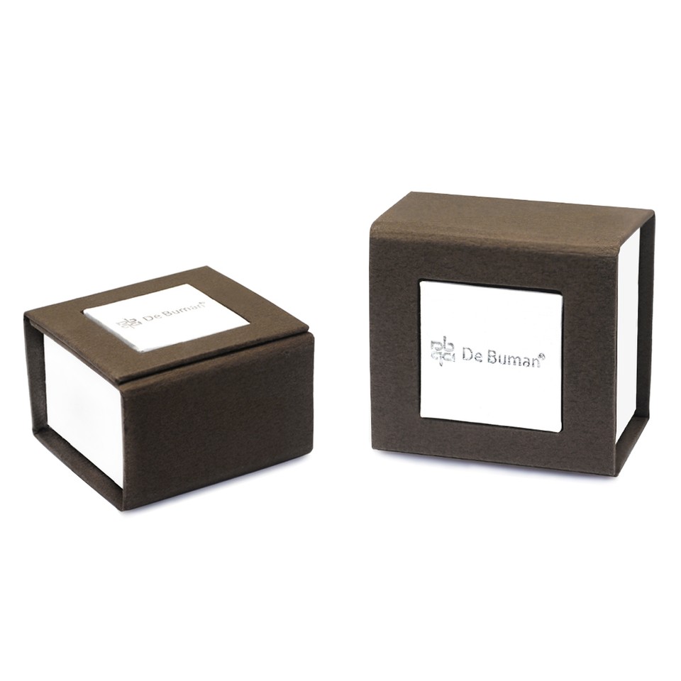 De Buman Natural Agate 925 Silver Ring Size 8 | eBay