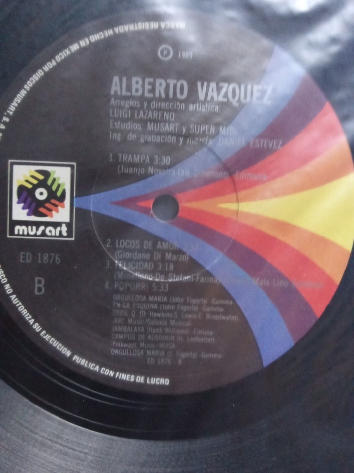 Alberto Vázquez s/t latin pop ballad LP | eBay