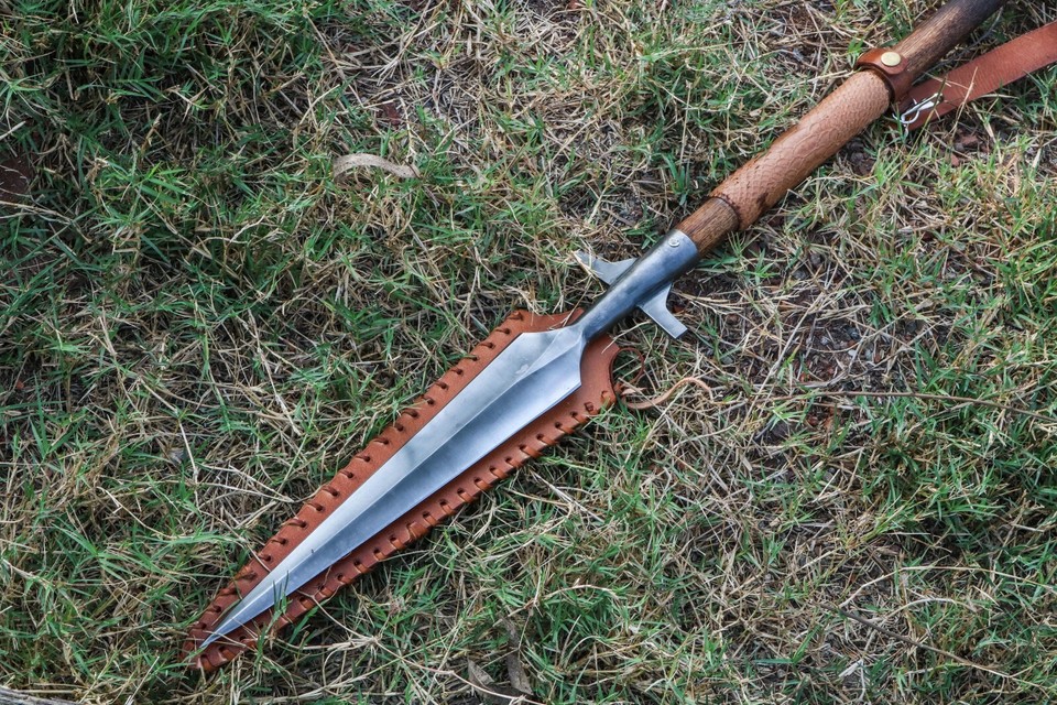 Custom Handforged Boar Hunting Spear , viking spear, Hunting spear with ...