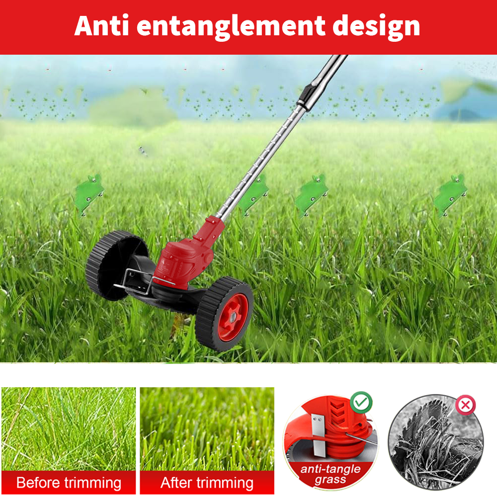 Cordless Grass Trimmer Lawn Electric Whipper Snipper Mower Edger Cutter ...