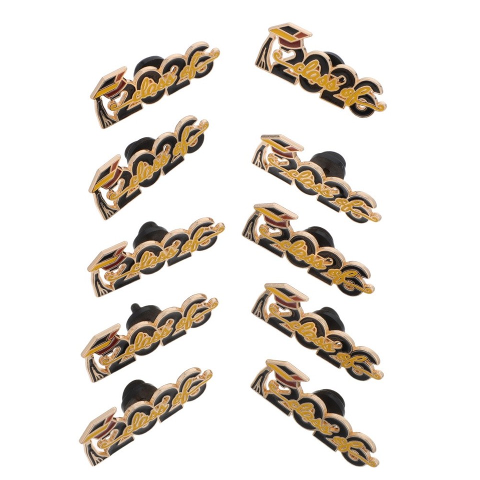 10pcs Graduation Badge Pins: Class of 2026 Lapel Pins Congrats Grad ...