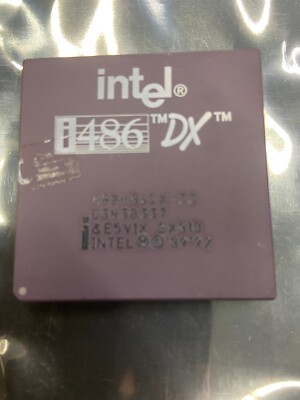 Intel I486 DX 33Mhz A80486DX2-66 SX810 486DX2 VINTAGE | eBay