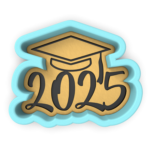 Class of 2025 Cookie Cutter & Stamp FAST Shipping Graduation Graduate ...