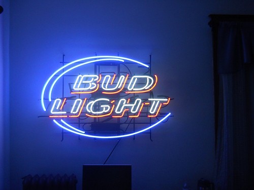 19"x15"BUD LIGHT Neon Sign Light Beer Bar Pub Wall Hanging Visual ...
