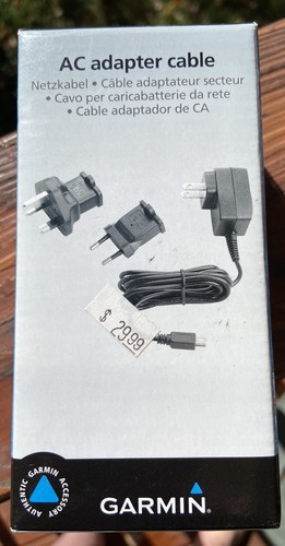 Garmin Wall Charger AC Charging Adapter Cable & International Adapter ...