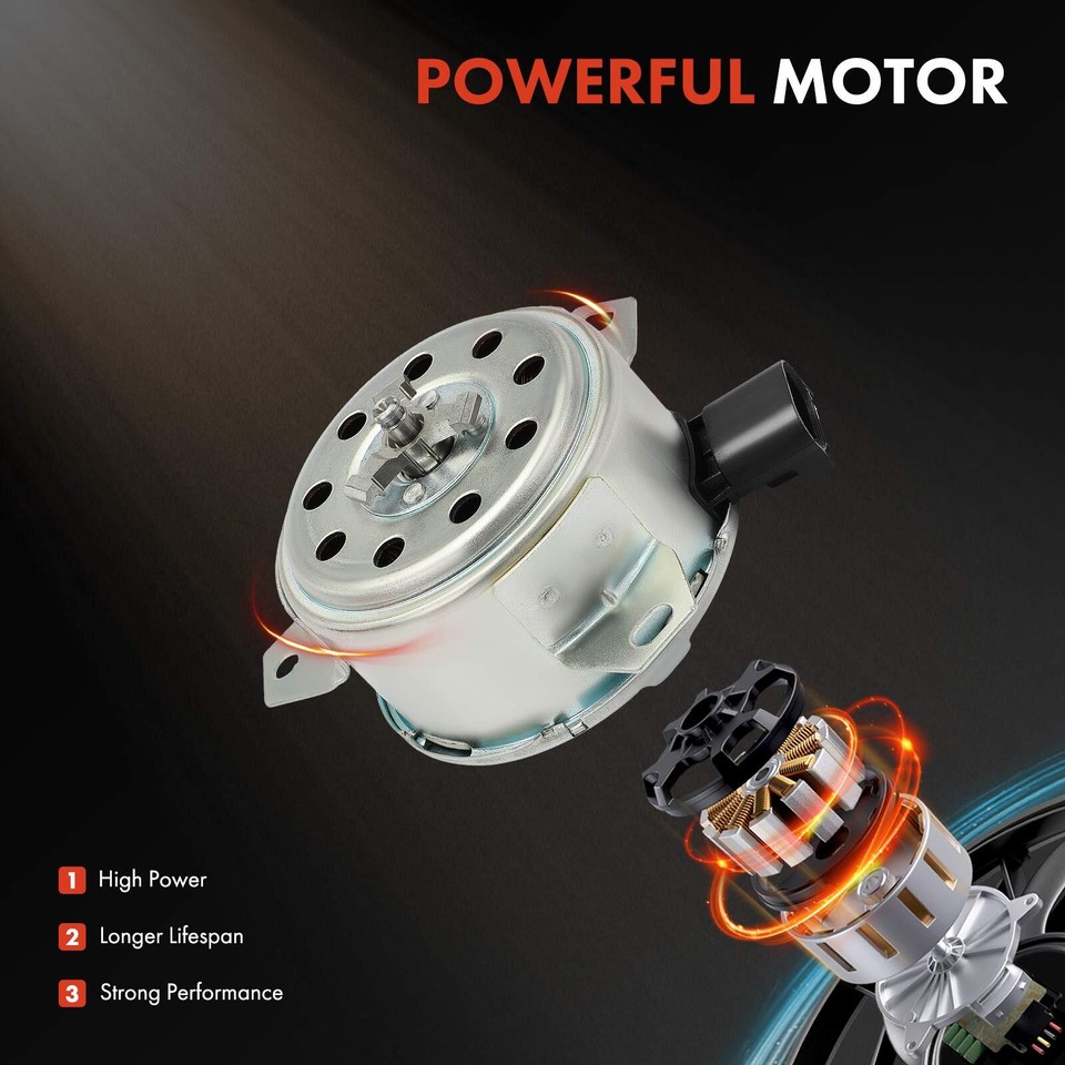 Radiator Fan Cooling Motor for Chevy Silverado 1500 GMC Sierra 1500 HD ...