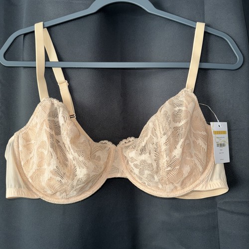 DELIMIRA Women's Balconette Bra Lace Underwire Unlined Push Up 42c ...