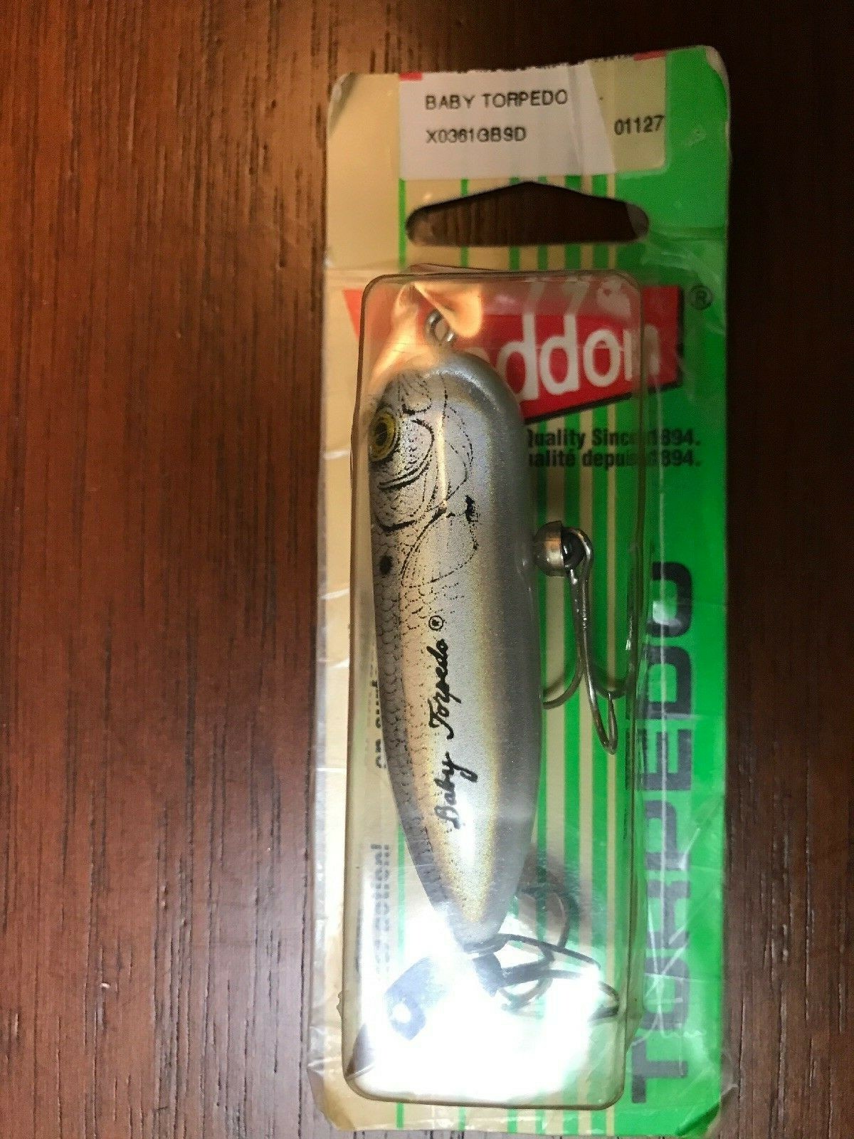 OLD NEW IN BOX Heddon X0361GB9D Baby Torpedo Topwater Prop Bait, 2 1/2 ...