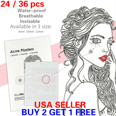 24/36PCS Skin Tag Acne Patch Dots Hydrocolloid Pimple Zits Remover ...