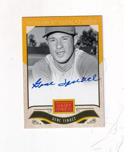 2012 GENE TENACE PANINI GOLDEN AGE AUTO/AUTOGRAPH OAKLAND ATHLETICS | eBay
