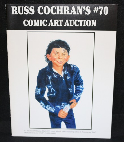 Russ Cochran's Bd Art Enchères #70 Catalogue - Fou Michael JACKSON (VF ...