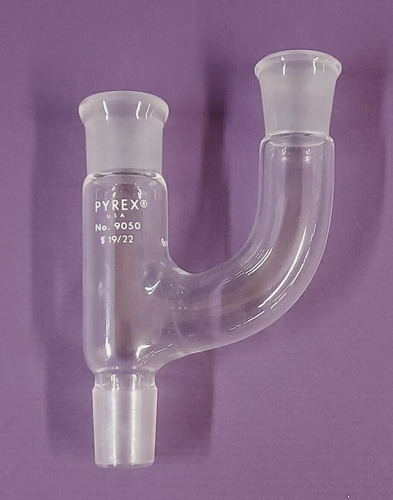PYREX Claisen Adapter, Three-Way, Distillation, 19/22 Joints, Lab Glass ...