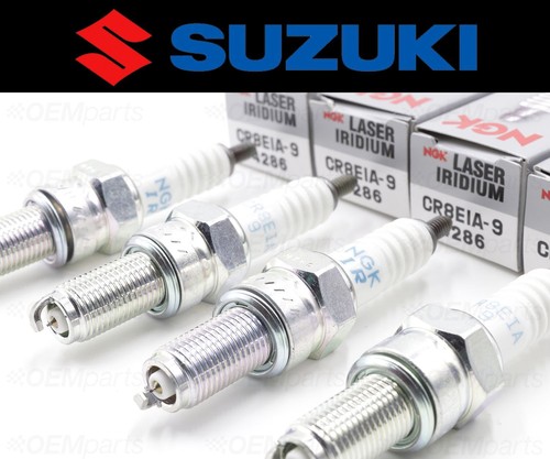 Set of (4) NGK CR8EIA-9 Spark Plug Suzuki (See Fitment Chart) #09482 ...