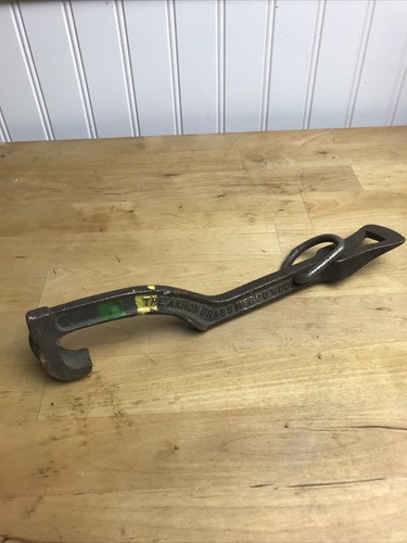 Antique Akron Brass Mfg Co Firefighting Fireman Spanner Wrench Tool | eBay