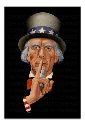 UNCLE SAM Portrait WW2 Vintage US Government Poster -Unframed- Art ...