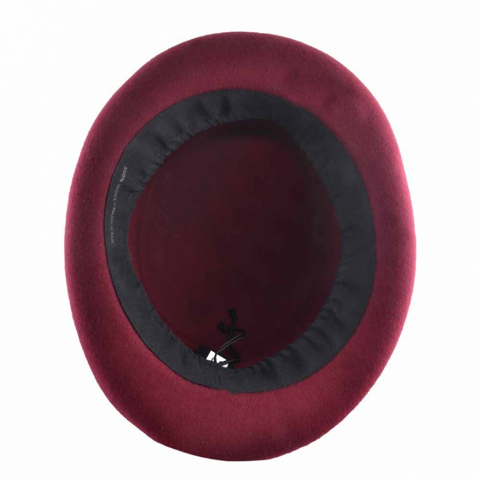 Maz Men's Official Wool Soft Top Hat in Wine - 2 Sizes | eBay