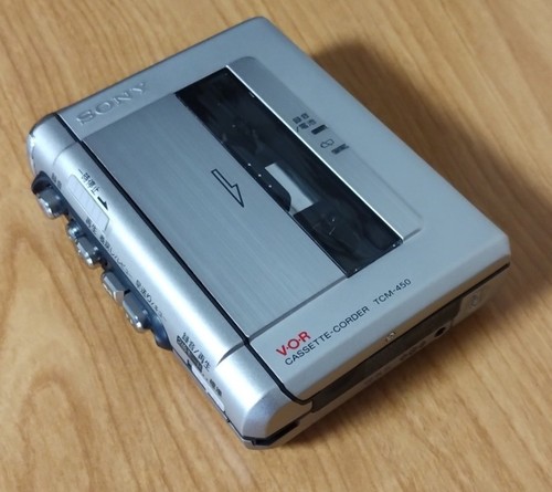 SONY TCM-450 WALKMAN Cassette Tape Recorder Player Confirmed Operation ...