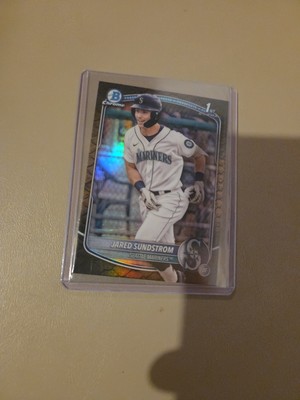 2025 Bowman Chrome Prospects Jared Sundstrom #BCP-85 Reptilian ...