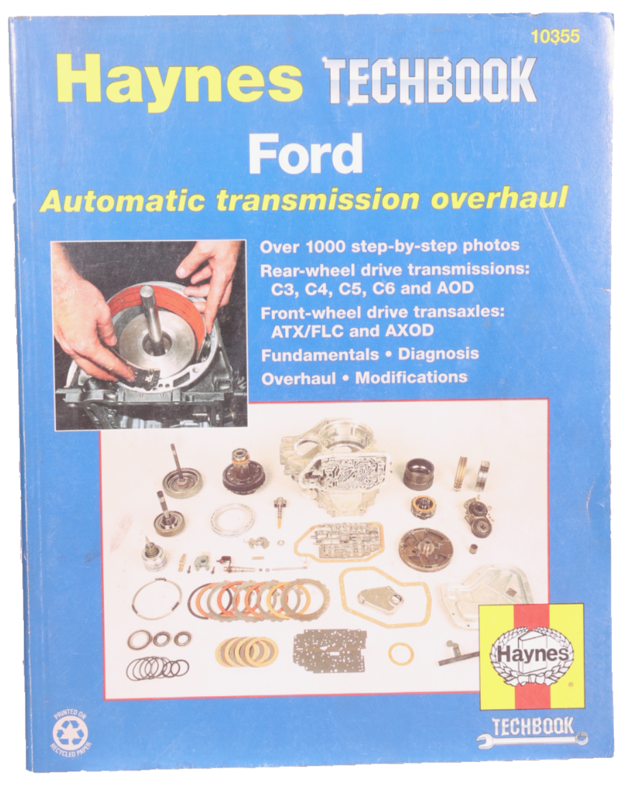 Ford C3 C4 C5 C6 AOD Transmission Overhaul Service Shop Repair Manual ...