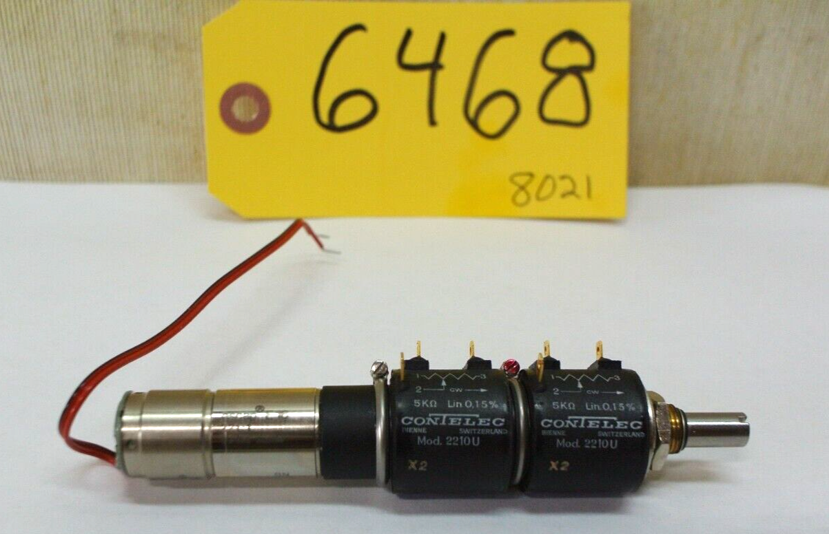 2) Contelec Electronics Mod 2210U 5K Ohm Lin 0.15% w/2) Escap E16 ...